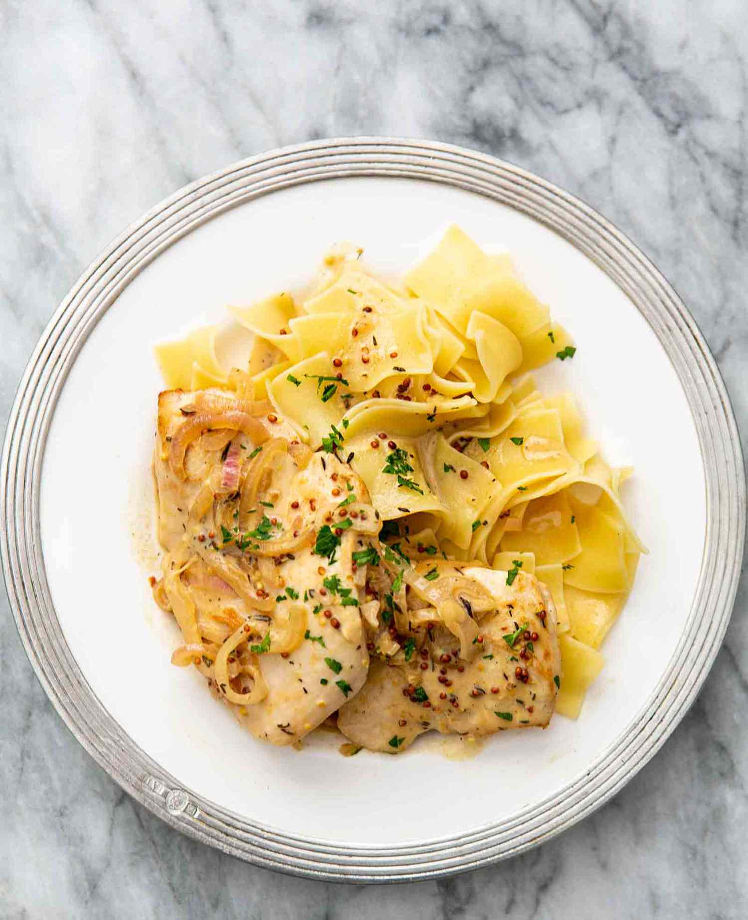 Chicken Dijon & Pasta – Granna's Cookbook
